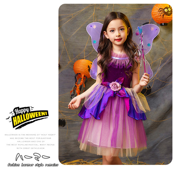 ティンカーベル 花の妖精 羽 プリンセス 女の子 キッズ 子供用 仮装