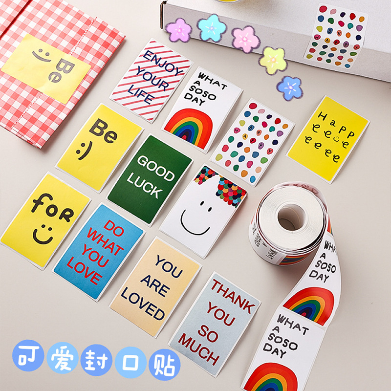 200枚入ありがとうシール カード 梱包資材 デコ素材 書ける メッセージシール 感謝シール ラベルシール WAYOMALL | 卸売・ 問屋・仕入れの専門サイト【NETSEA】