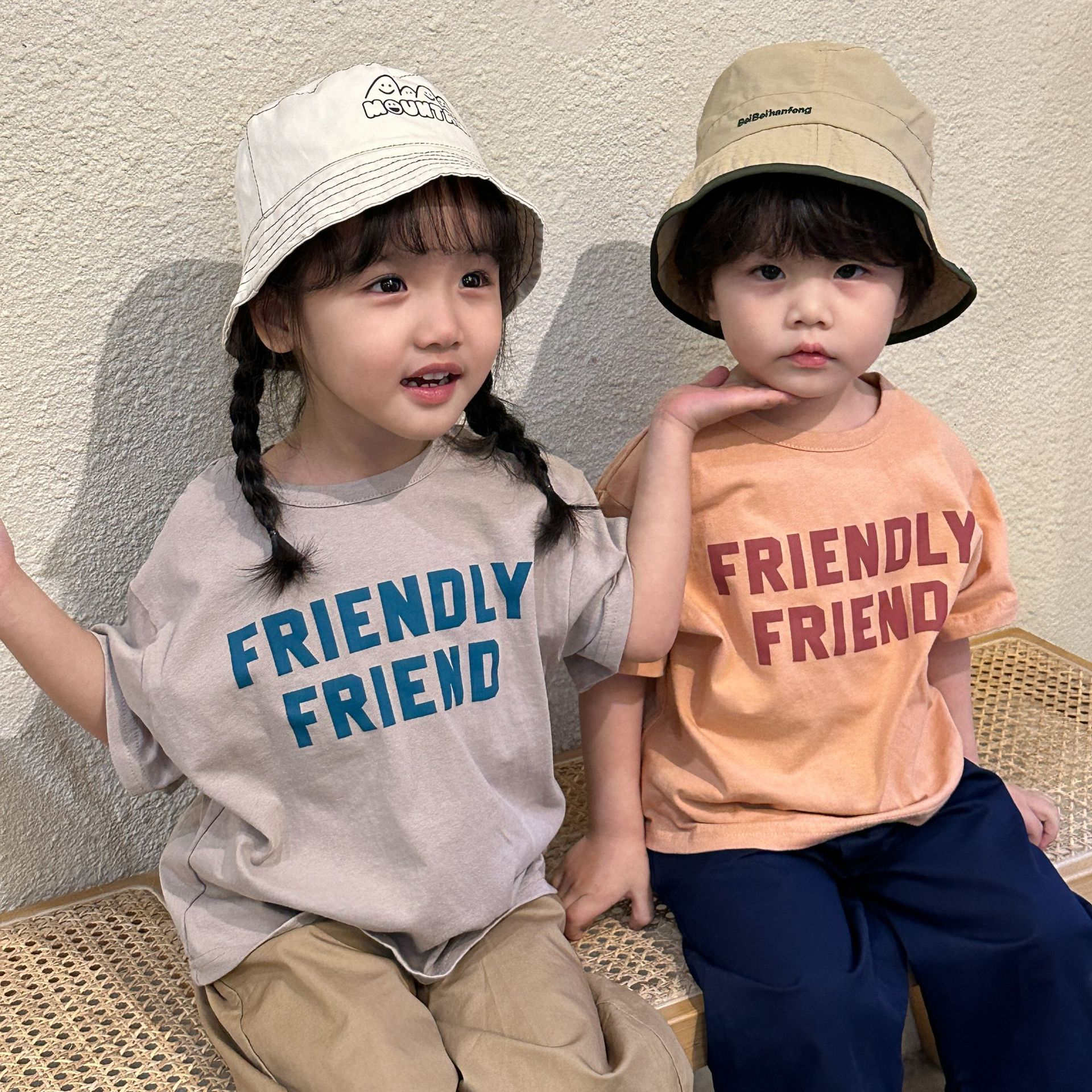 2023夏新作 韓国風子供服 ベビー服 キッズ服 おしゃれ 可愛いトップス 半袖 tシャツ 2色 80-150cm LENA 問屋・仕入れ・卸・卸売の専門【仕入れならNETSEA】