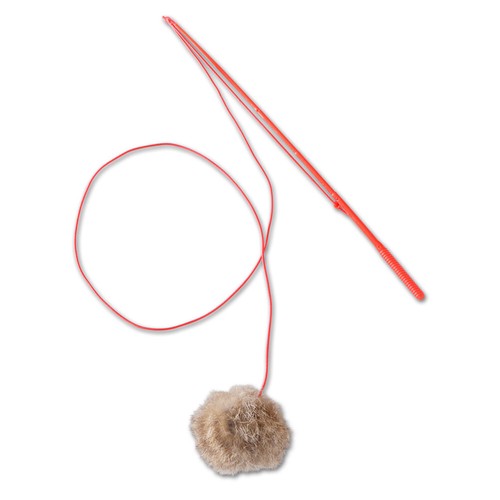 [マルカン]CT‐240 猫じゃらしフワ玉 ヒモ付き【ペットおもちゃ】 ジャペル 株式会社 問屋・仕入れ・卸・卸売の専門【仕入れならNETSEA】