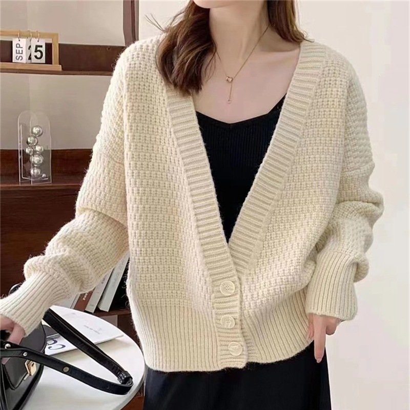 初回送料無料 秋冬セーター ニットゆったりカーディガン ジャケットVネック 人気上着 Sommy 株式会社 問屋・仕入れ・卸・卸売の専門【仕入れならNETSEA】