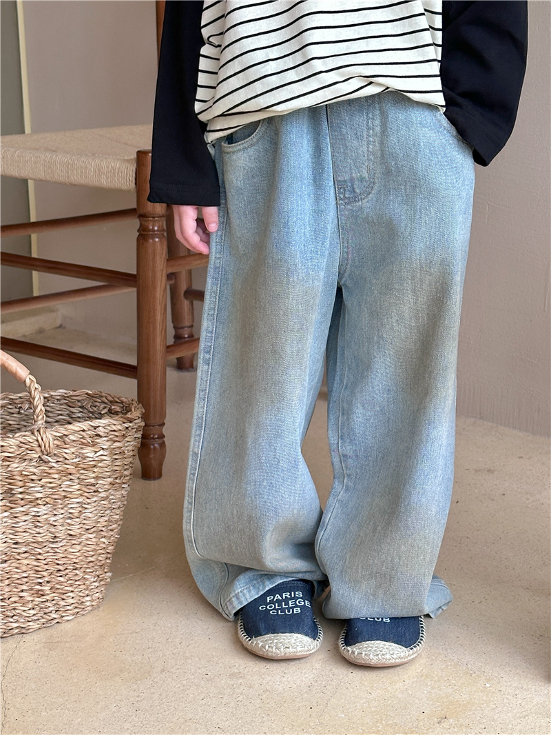 2024新作 韓国風子供服 ベビー服 男女兼用 ズボン ジーパン 90-140cm 個人事業主 Light of the sea | 卸売・ 問屋・仕入れの専門サイト【NETSEA】