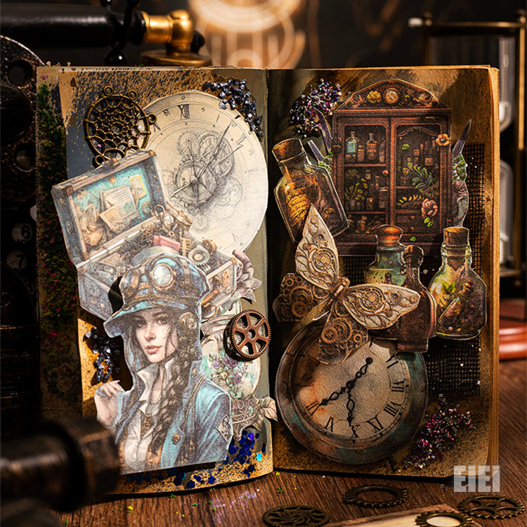 スチームパンク ヴィンテージ ペーパー アンティーク コラージュ sztz-30-230 | 卸売・ 問屋・仕入れの専門サイト【NETSEA】