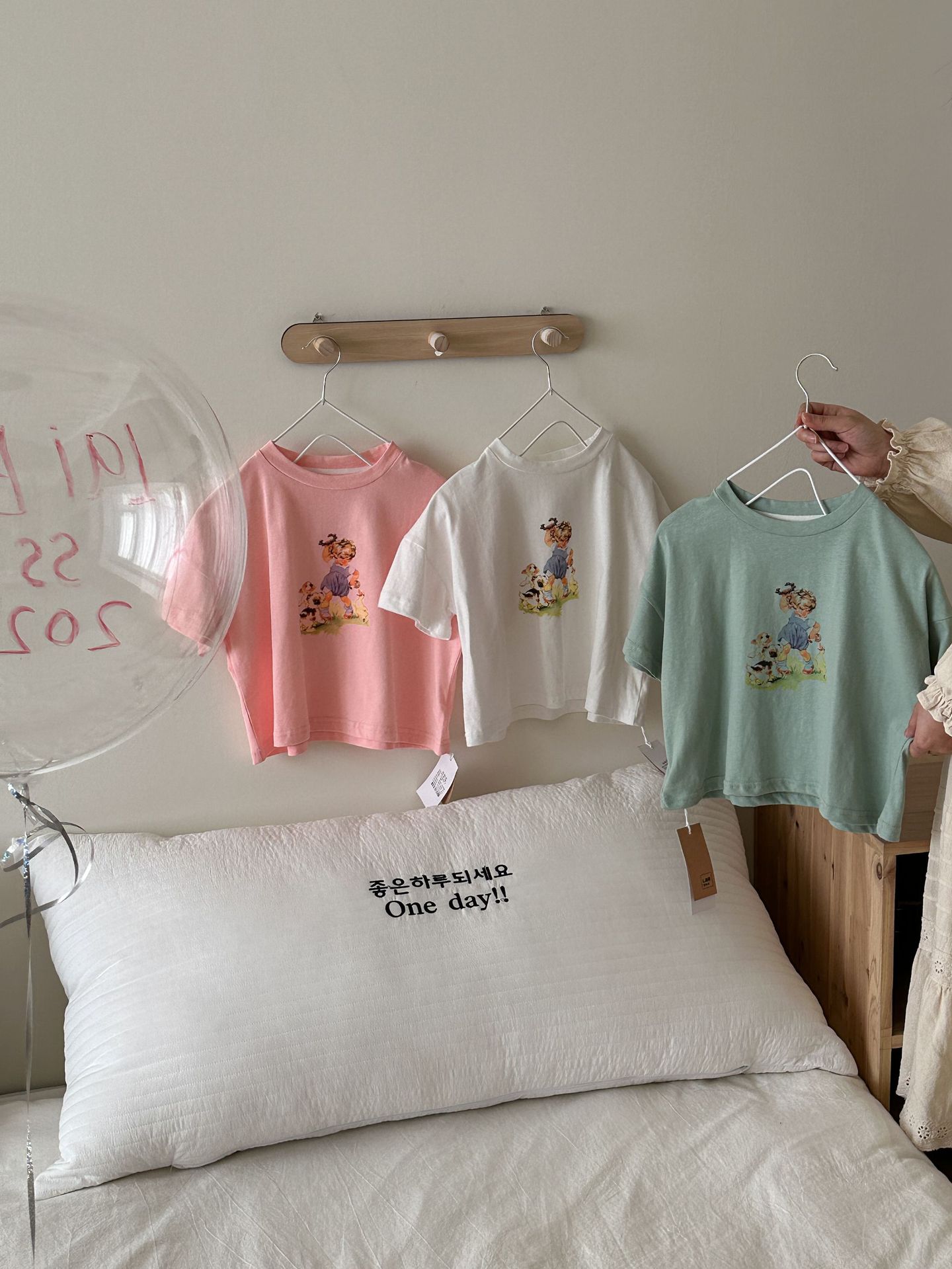 2024新作 ベビー服 子供服 女の子 半袖トップス3色 90-140cm 個人事業主 Light of the sea | 卸売・ 問屋・仕入れの専門サイト【NETSEA】