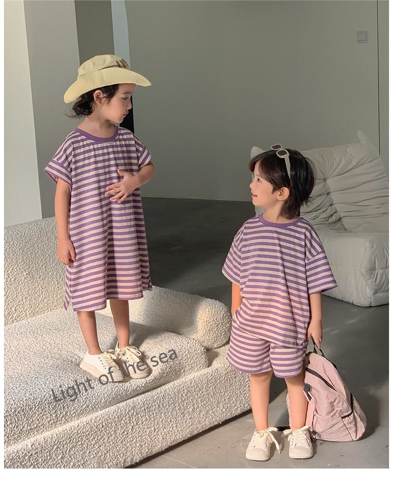 2024新作 韓国子供服 親子服 男女兼用 レジャー2点セット+ワンピース 分けて販売 80-140cm 個人事業主 Light of the sea 問屋・仕入れ・卸・卸売の専門【仕入れなら ...