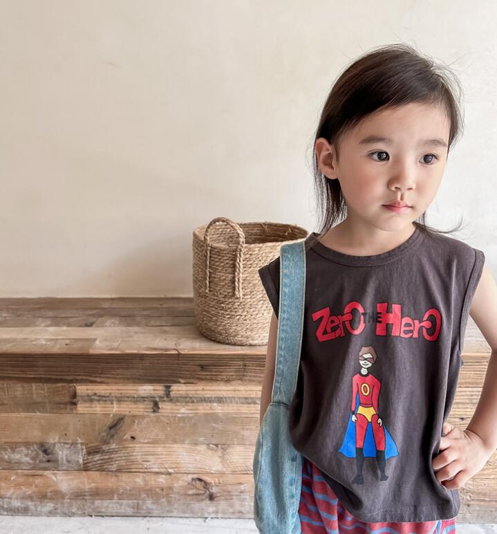 2024★夏新作★韓国風子供服★ベスト★2色80-130CM BBM 株式会社 問屋・仕入れ・卸・卸売の専門【仕入れならNETSEA】