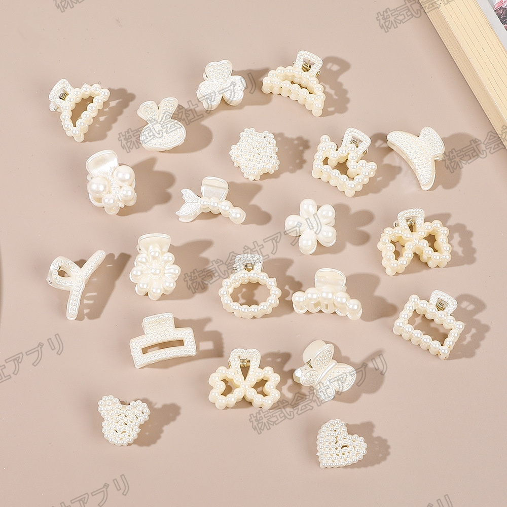 【全21種】ヘアクリップ ヘアアクセサリー バレッタ 髪飾り 髪まとめ ミニ オシャレ レディース 韓国 | 卸売・ 問屋・仕入れの専門サイト【NETSEA】