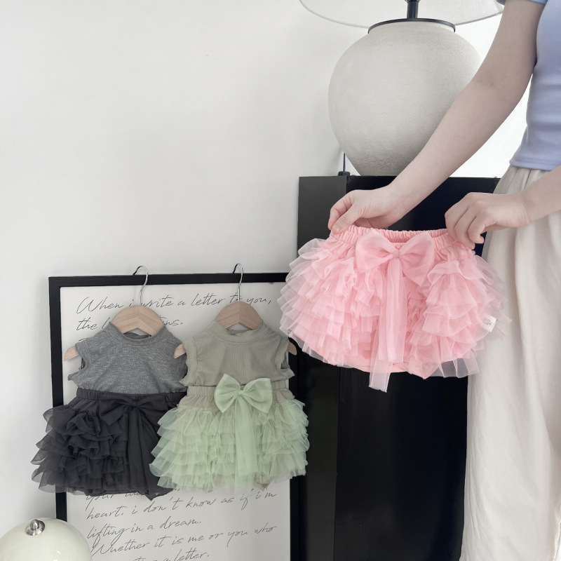 ★BaBy★ ベビースカート 66~100cm チュールキュロット 韓国ベビー服 合同会社ジェオンシー 問屋・仕入れ・卸・卸売の専門【仕入れならNETSEA】