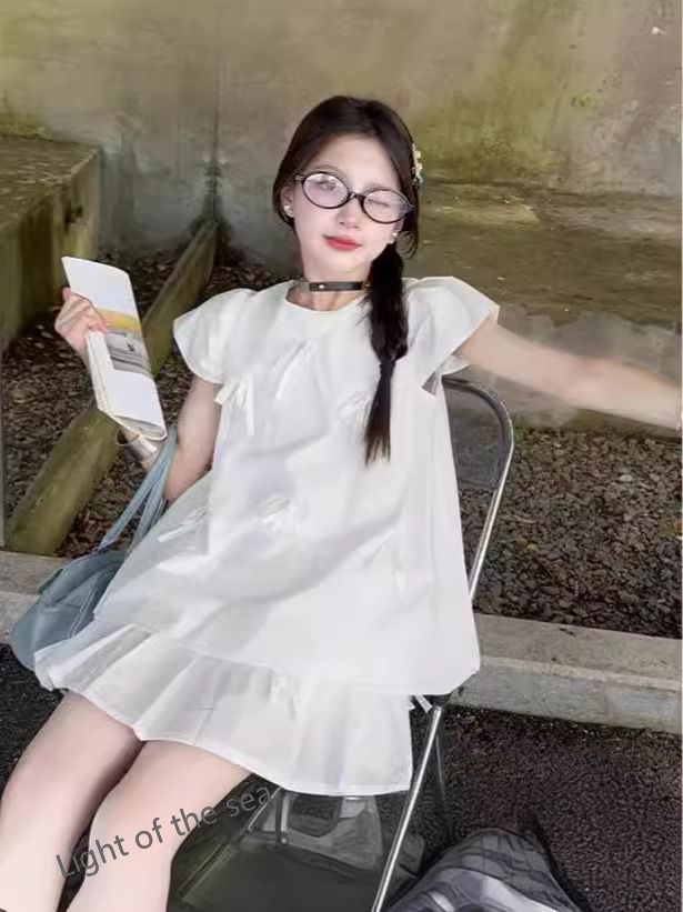 2024夏新作 ベビー服 韓国風子供服 女の子 半袖 トップス+スカート枚 2点セット 2色 120cm-170cm | 卸売・ 問屋・仕入れの専門サイト【NETSEA】