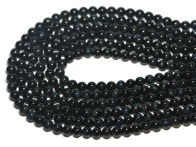 【丸ビーズ】タイガーアイ (ブルータイガーアイ) (3A) 6mm | 卸売・ 問屋・仕入れの専門サイト【NETSEA】