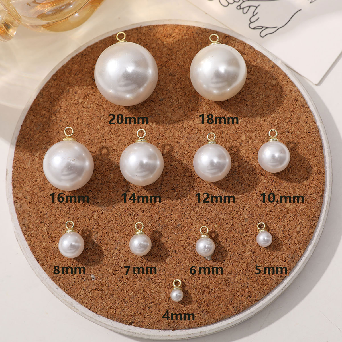 diyチャーム パール アクセサリーパーツ ハンドメイド 手作りパーツ カン付き ペンダントトップ | 卸売・ 問屋・仕入れの専門サイト【NETSEA】