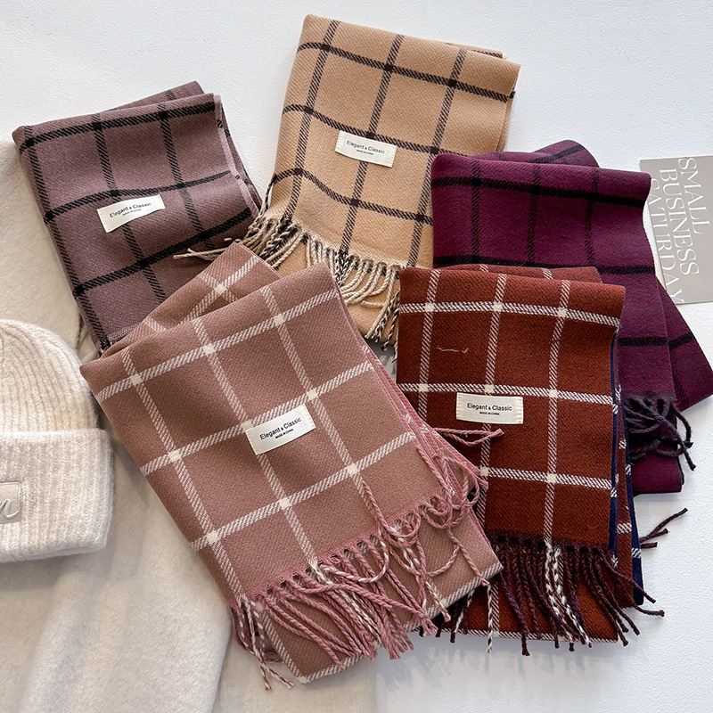 ★全5色★ チェックロゴマフラー 190*45cm 多用途ショール 韓国ファッション 合同会社ジェオンシー | 卸売・ 問屋・仕入れの専門サイト【NETSEA】