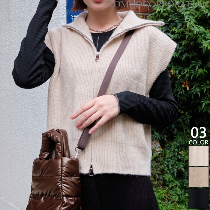 【2024新作商品♪】Wジップニットベスト 有限会社 ロムココーポレーション | 卸売・ 問屋・仕入れの専門サイト【NETSEA】