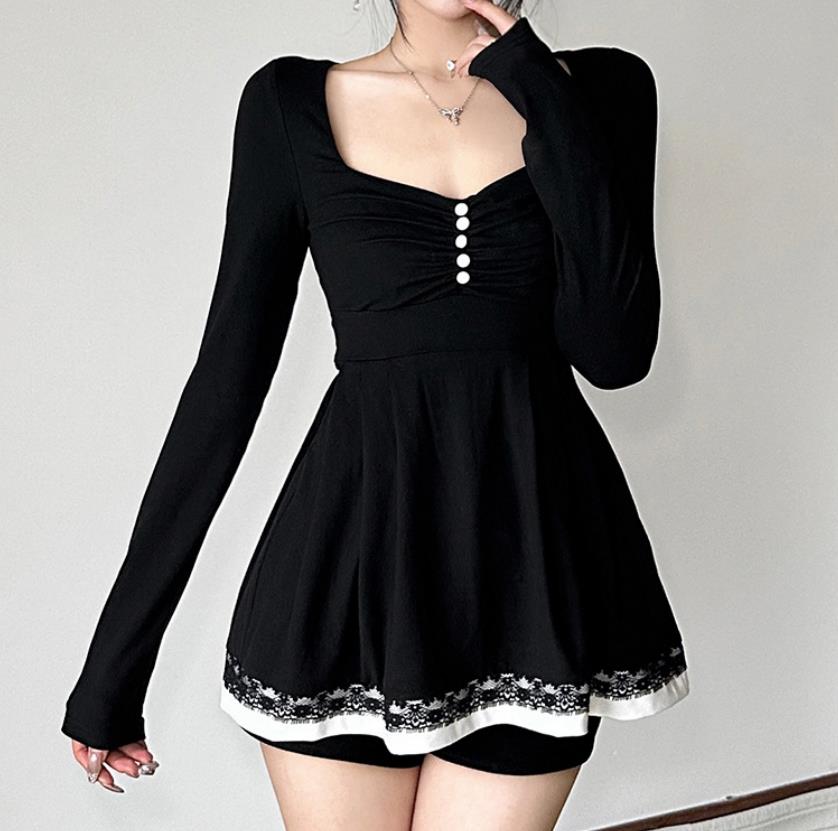 2025秋冬新作 レディース 女 長袖 無地 Tシャツ トップス インナー | 卸売・ 問屋・仕入れの専門サイト【NETSEA】