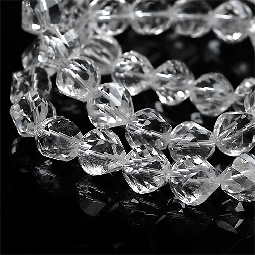 約10mm 透明度抜群 天然水晶 Sカット quartz ブレスレット 株式会社 FOREST | 卸売・ 問屋・仕入れの専門サイト【NETSEA】