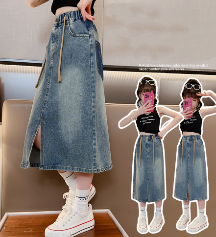 2025春入荷新品 子供服 キッズ デニムスカート★120cm～170cm ラクミチ | 卸売・ 問屋・仕入れの専門サイト【NETSEA】
