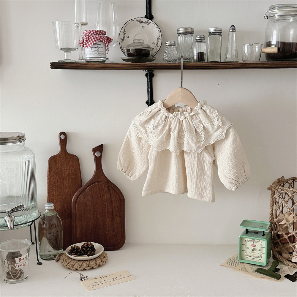 ★BaBy★ ベビーTシャツ 73~100cm パフスリーブトップス 長袖 韓国ベビー服 | 卸売・ 問屋・仕入れの専門サイト【NETSEA】