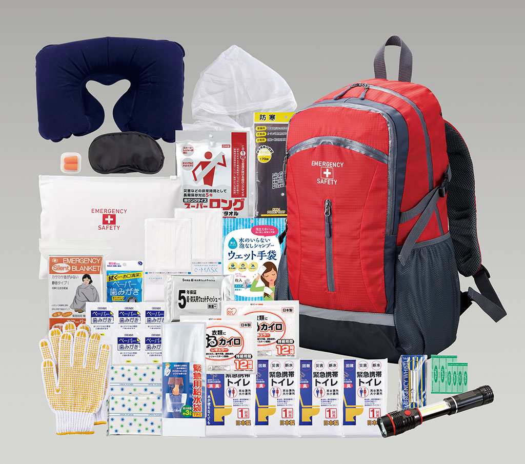 防災リュック避難セット KRH-150G 防災グッズ 簡易トイレ 緊急避難セット ボディタオル 株式会社 ゼニス | 卸売・ 問屋・仕入れの専門サイト【NETSEA】
