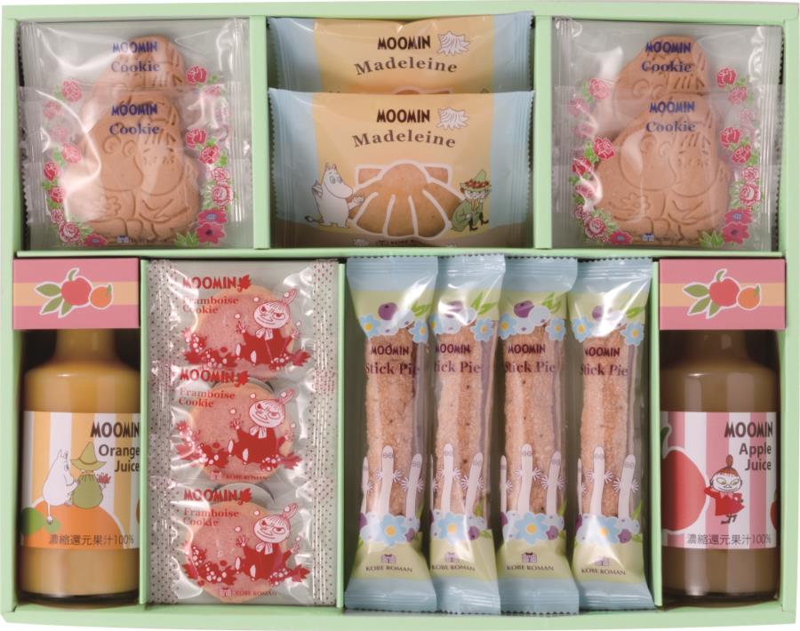 ムーミンジュース＆スイーツセット MS-25N | 卸売・ 問屋・仕入れの専門サイト【NETSEA】