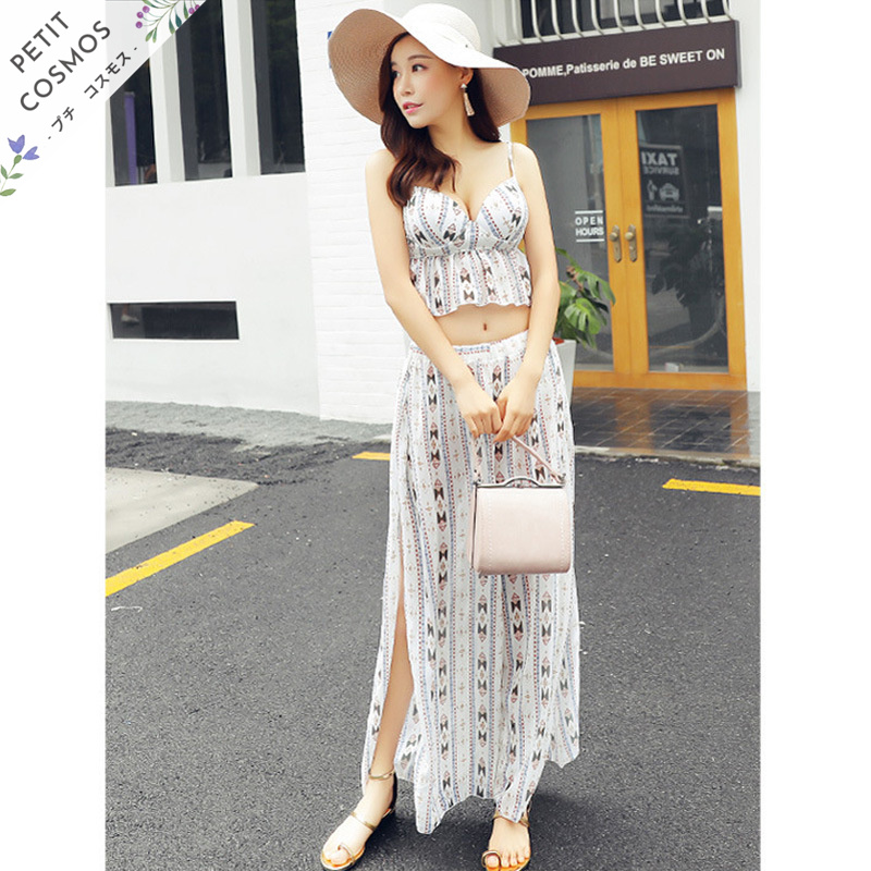 エスニック水着 2way ロングスカート スリット セパレート 紐付き 洋服風 体型カバー ビキニ 夏 レディース | 卸売・ 問屋・仕入れの専門サイト【NETSEA】