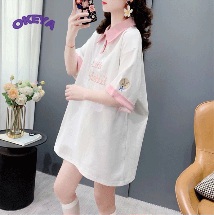 2025年夏新作 レディース服 トップス tシャツ 半袖 刺繍 Polo 韓国風 カジュアル M#-XXL# | 卸売・ 問屋・仕入れの専門サイト【NETSEA】