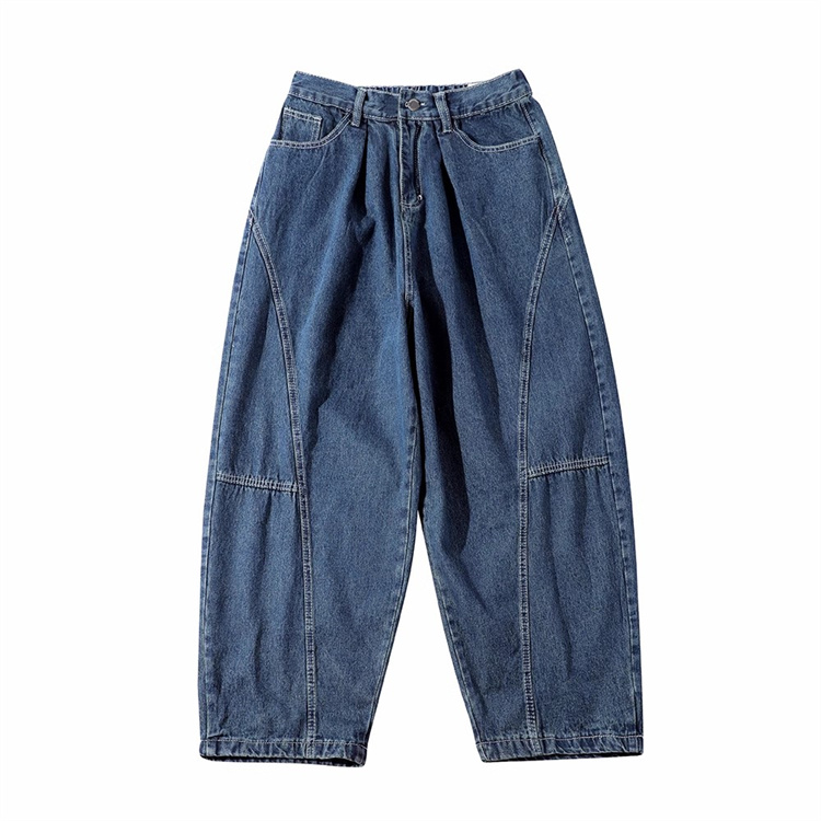 クーポン適用OK 早い者勝ち メンズ ビンテージデニム ワイドレッグパンツ ゴムウエスト ゆったり | 卸売・ 問屋・仕入れの専門サイト【NETSEA】