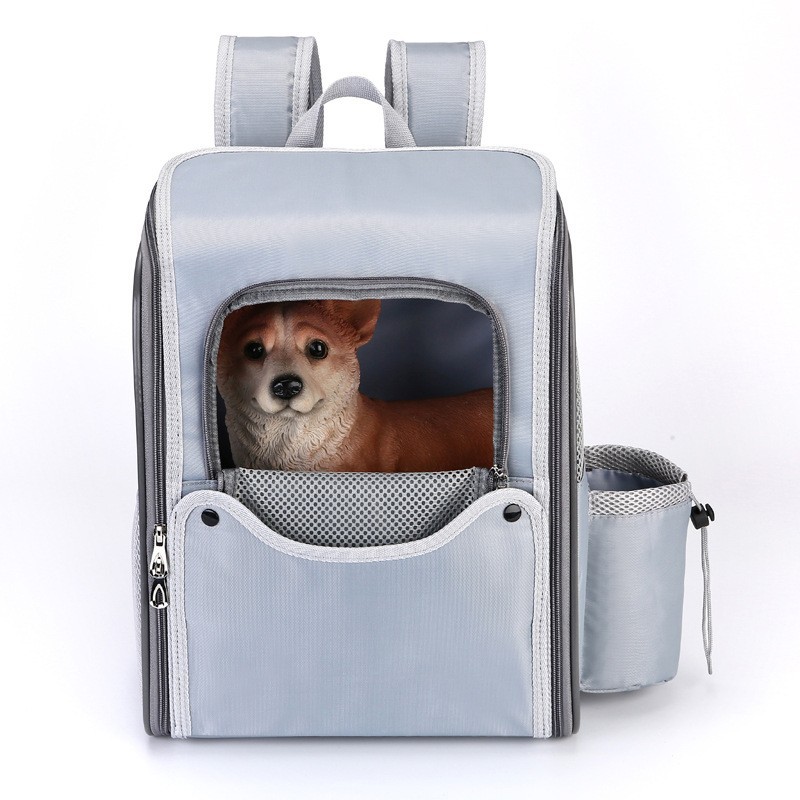 質感ペットキャリー シルバーグレー 長さ30cm 幅23cm 高さ39cm | 卸売・ 問屋・仕入れの専門サイト【NETSEA】