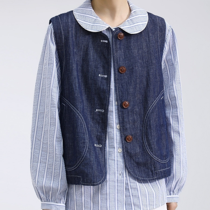 4月新入荷★レディース・ベスト・デニム・袖なし・トップス S ～XL | 卸売・ 問屋・仕入れの専門サイト【NETSEA】