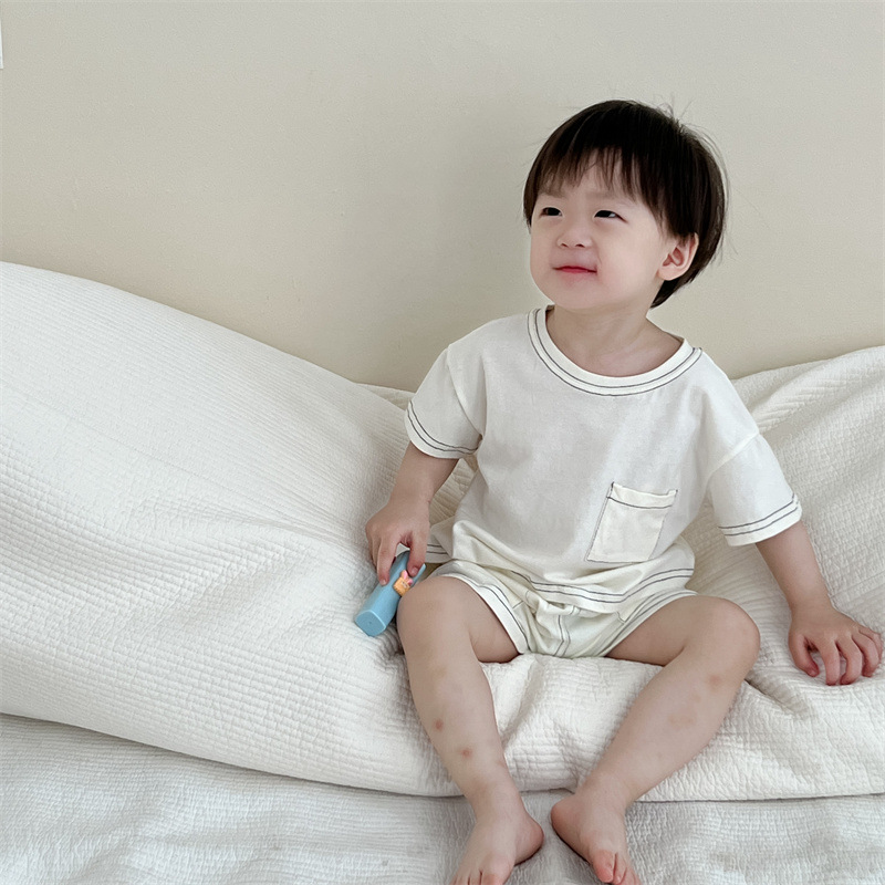 ★BaBy★ 73~100cm ベビーTシャツ＋パンツ 2着上下セット 半袖 韓国ベビー服 | 卸売・ 問屋・仕入れの専門サイト【NETSEA】