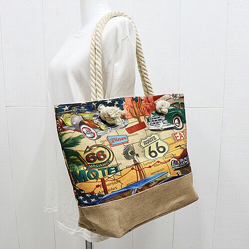 【初回送料無料】RT 66 トートバッグ 66-AB-TB-ABT100122 | 卸売・ 問屋・仕入れの専門サイト【NETSEA】