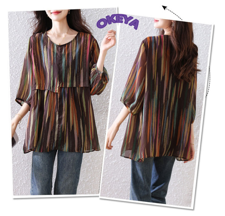 2025年夏新作 レディース服 トップス tシャツ シフォン 半袖 カラフル ファション L#-5XL# | 卸売・ 問屋・仕入れの専門サイト【NETSEA】