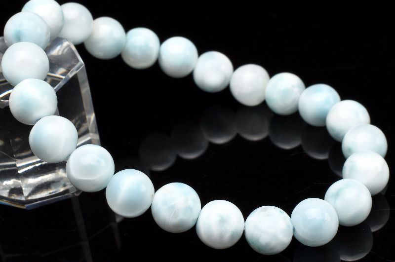 【1点物】三大ヒーリング アイスラリマー 8.5mm ブレスレット _U6448 | 卸売・ 問屋・仕入れの専門サイト【NETSEA】