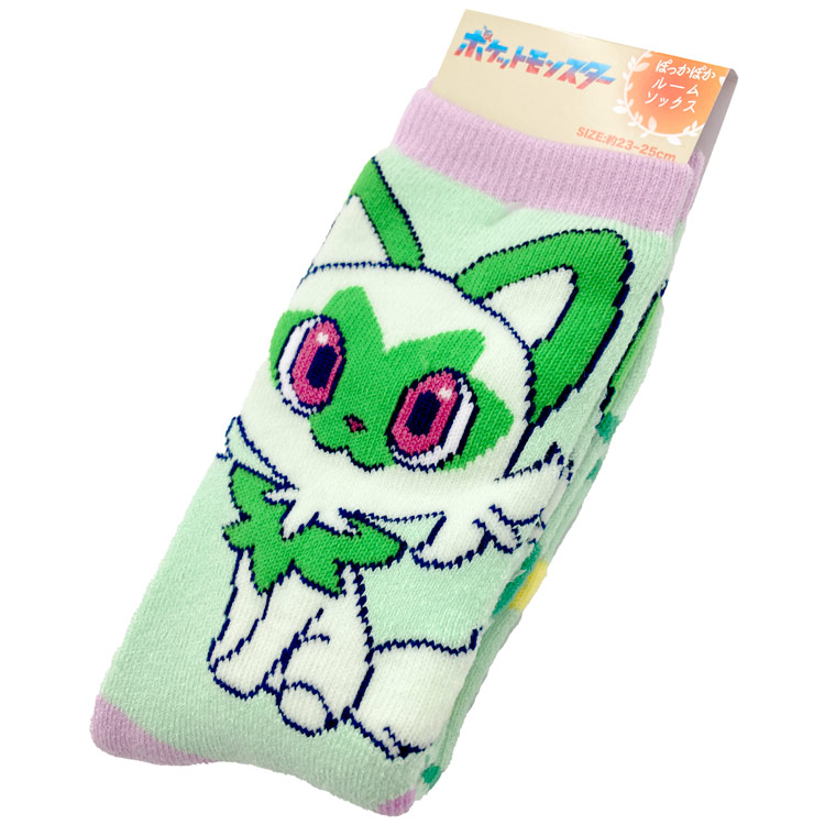 ポケットモンスター ぽっかぽかルームソックス レディース ニャオハ ポップ 095552 | 卸売・ 問屋・仕入れの専門サイト【NETSEA】