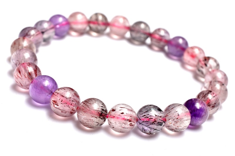 【1点物】AA+☆たっぷり内包 スーパーセブン 7.5mm ブレスレット _MA5246 | 卸売・ 問屋・仕入れの専門サイト【NETSEA】