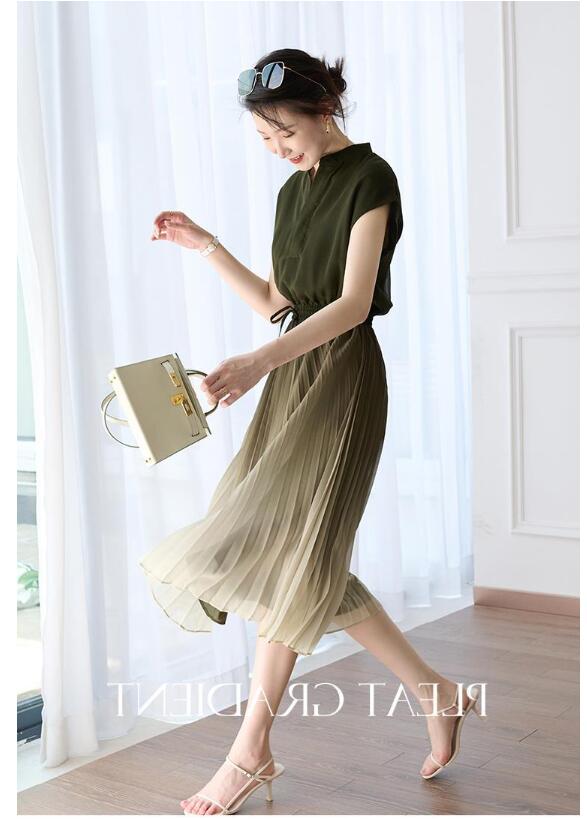 韓国風 ワンピース レディース 無袖 夏新作 通勤 ファッションドレス 優しい OL | 卸売・ 問屋・仕入れの専門サイト【NETSEA】