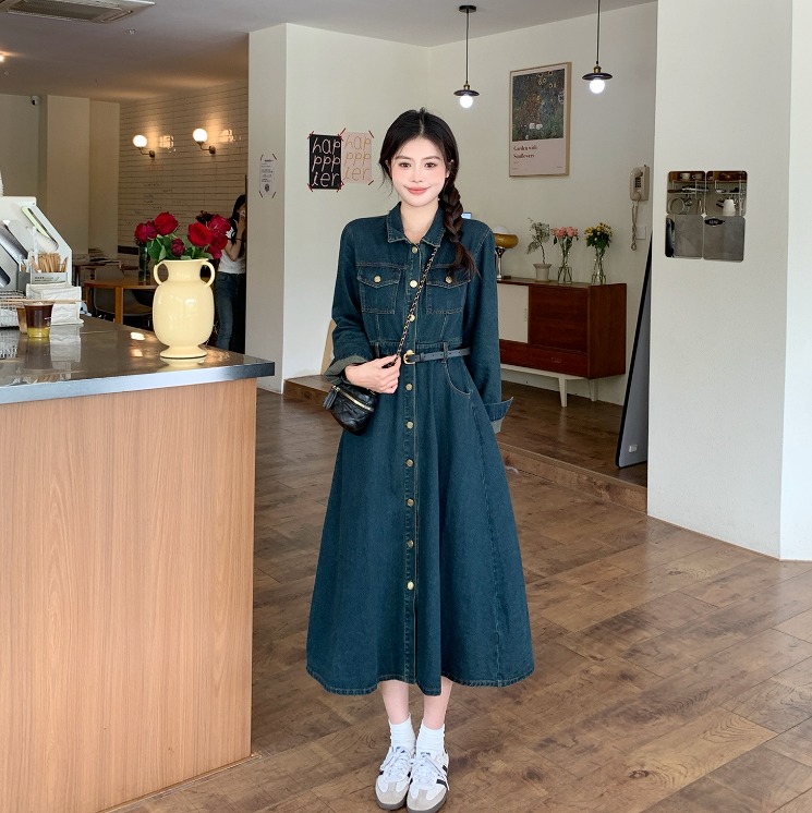 【大きいサイズL-4XL】【秋冬新作】ファッションワンピース(ベルト付き) | 卸売・ 問屋・仕入れの専門サイト【NETSEA】