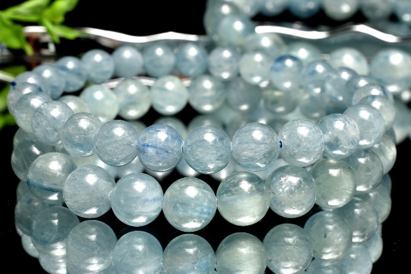 ライトカラー 天然色 ブルーグリーンカイヤナイト 10mm ブレスレット 1個売り _BG6119-10 | 卸売・ 問屋・仕入れの専門サイト【NETSEA】
