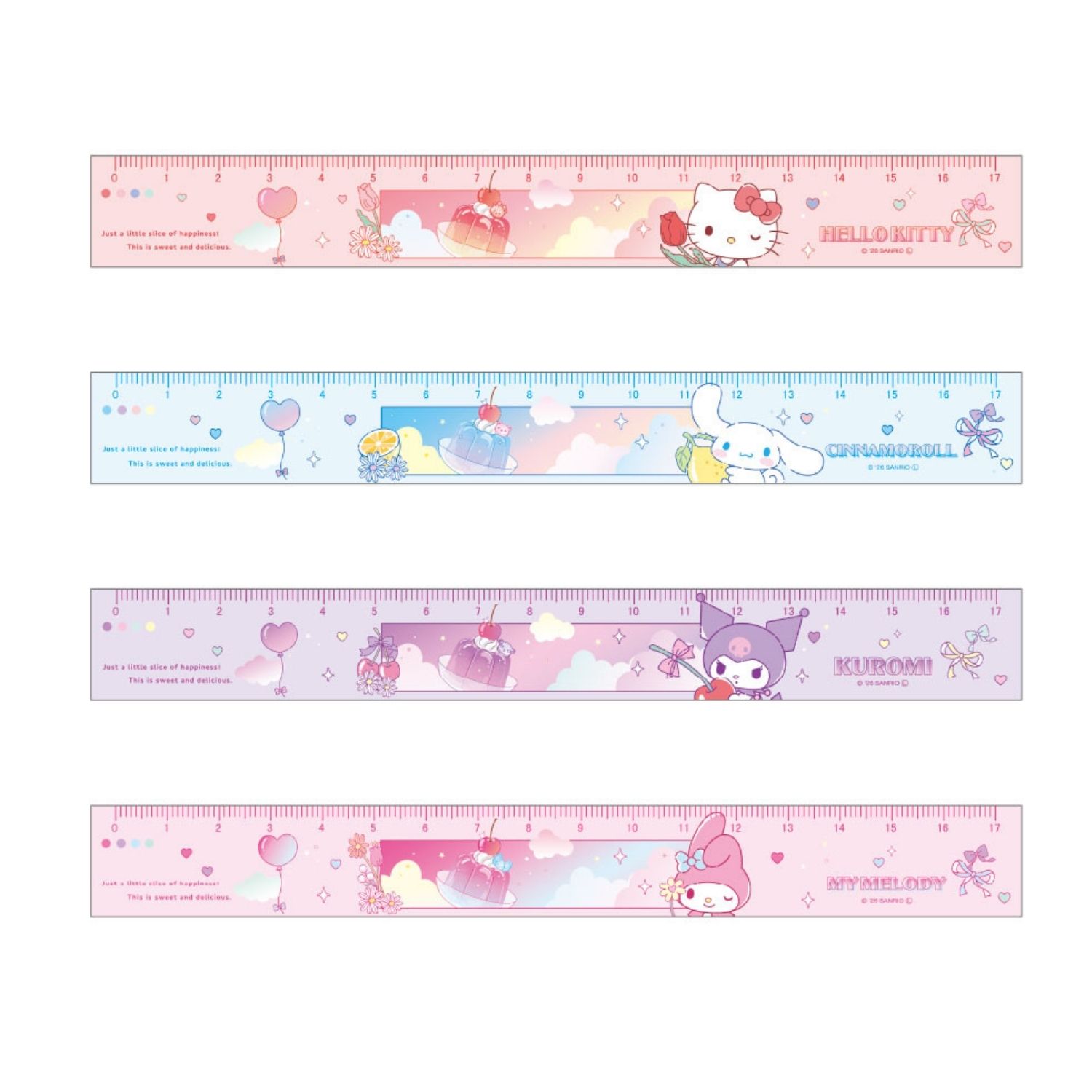 【2月予定】 SR-5562042JC サンリオ 17cmスリム定規 ジグリーゼリー／シナモロール | 卸売・ 問屋・仕入れの専門サイト【NETSEA】