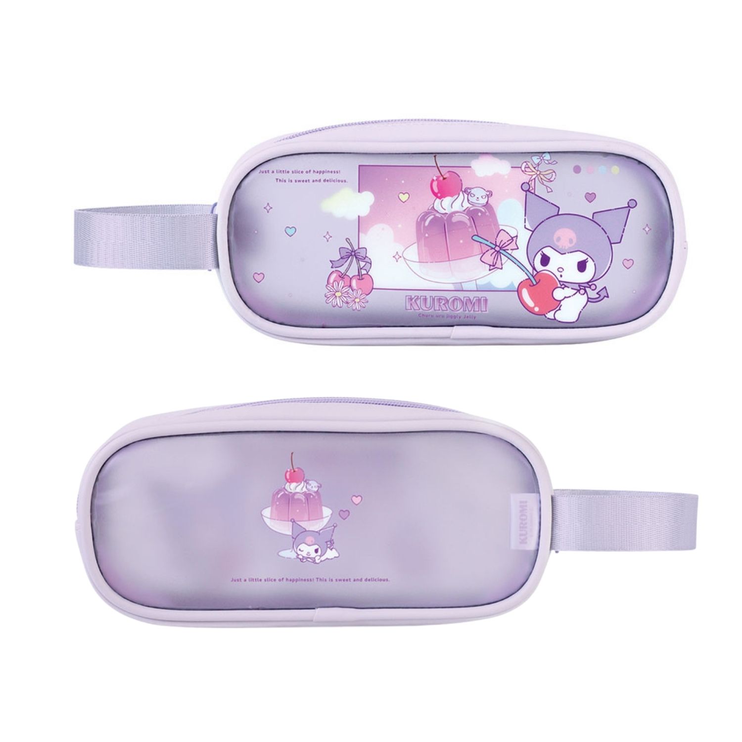 【2月予定】 SR-5544518JK サンリオ ハンドル付きマットクリアポーチ ジグリーゼリー／クロミ | 卸売・ 問屋・仕入れの専門サイト【NETSEA】