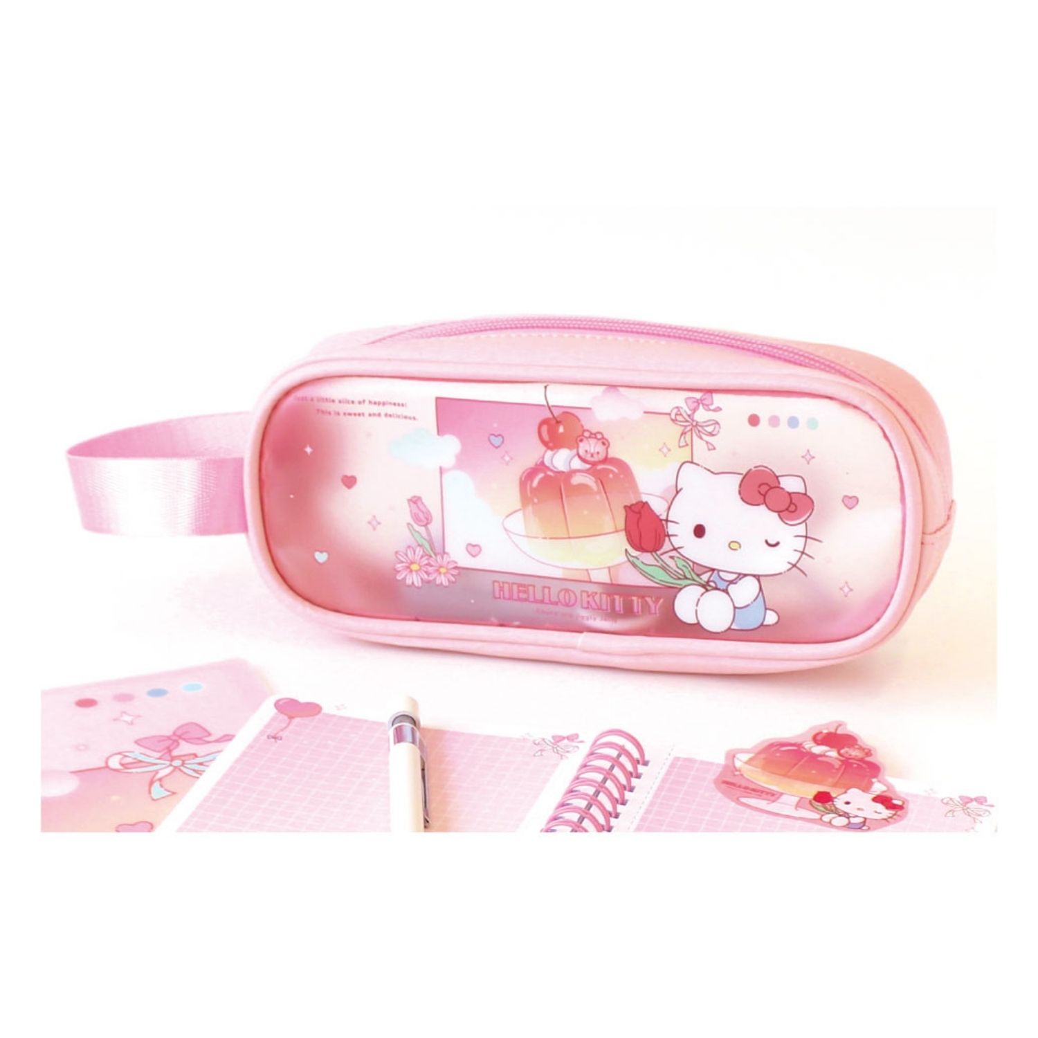 【2月予定】 SR-5544518JK サンリオ ハンドル付きマットクリアポーチ ジグリーゼリー／クロミ | 卸売・ 問屋・仕入れの専門サイト【NETSEA】