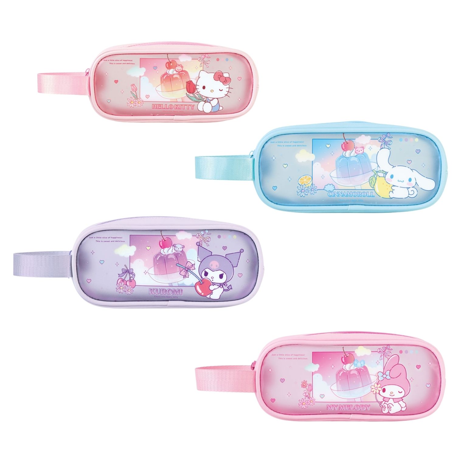 【2月予定】 SR-5544518JK サンリオ ハンドル付きマットクリアポーチ ジグリーゼリー／クロミ | 卸売・ 問屋・仕入れの専門サイト【NETSEA】