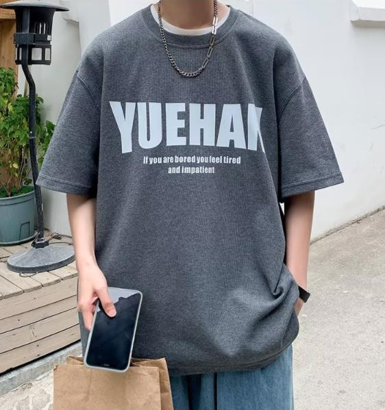 2022春夏新作 メンズ 男 カジュアル 半袖 丸首 プリント トップス Tシャツ インナー M-5XL 朝商事 合同会社 問屋・仕入れ・卸・卸売の専門【仕入れならNETSEA】