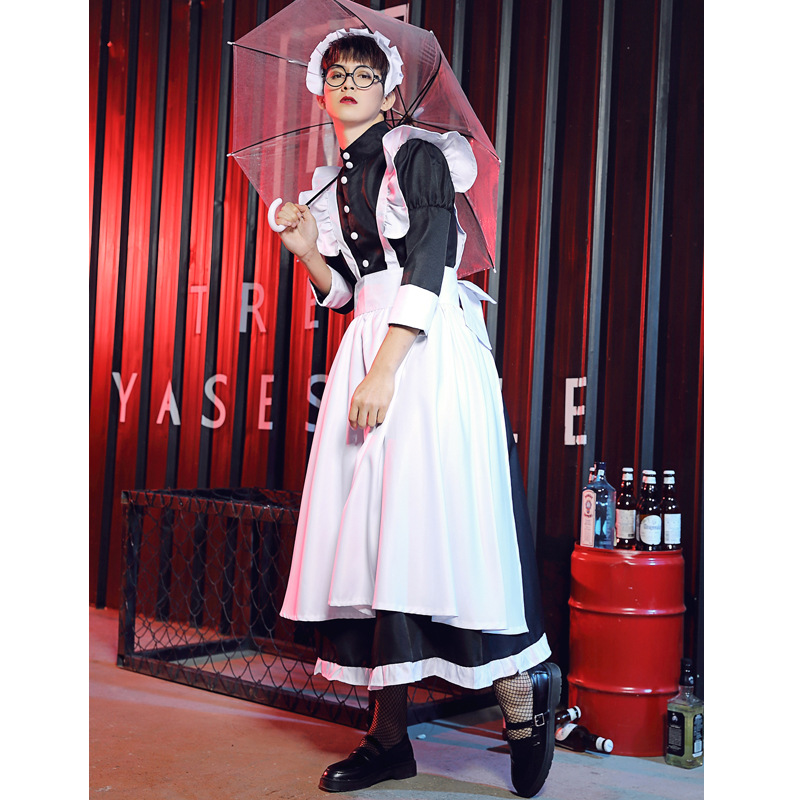 ☆S~4L 男性 女性大きいサイズ☆コスプレ メイド服 ハロウィン ☆S~4L 男性 女性大きいサイズ☆コスプレ メイド服 ハロウィン