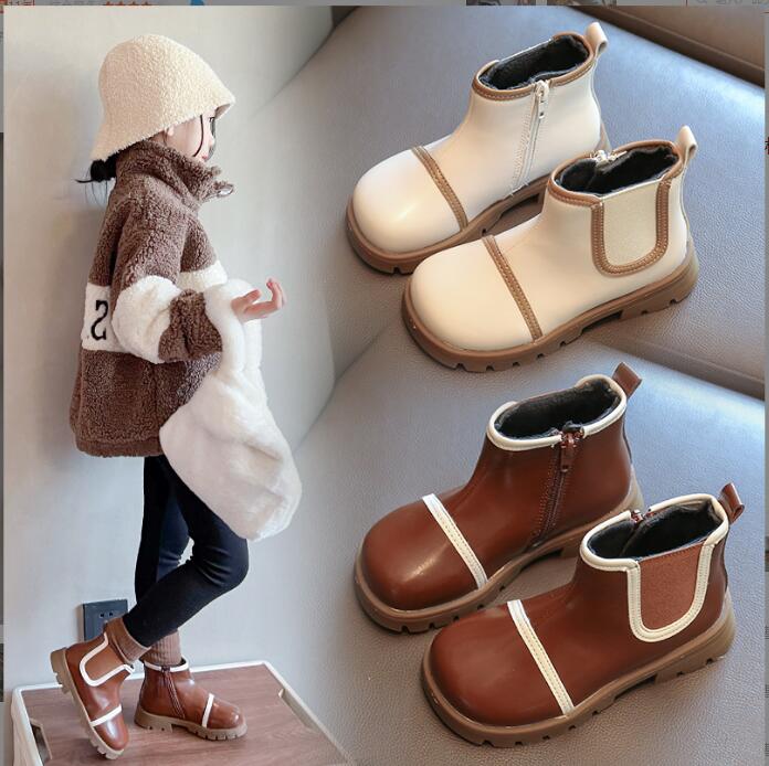 【子供ブーツ】秋冬新作 裏毛付き靴★可愛いブーツ★子供シューズ★キッズシューズ★23-31 ファームレーテスト 有限会社 問屋・仕入れ・卸・卸売の専門【仕入れならNETSEA】