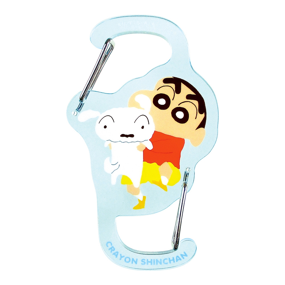 KS-5541489SS クレヨンしんちゃんツインカラビナホルダー しんちゃんとシロ 雑貨のFULTAC（フルタック） | 卸売・ 問屋・仕入れの専門サイト【NETSEA】