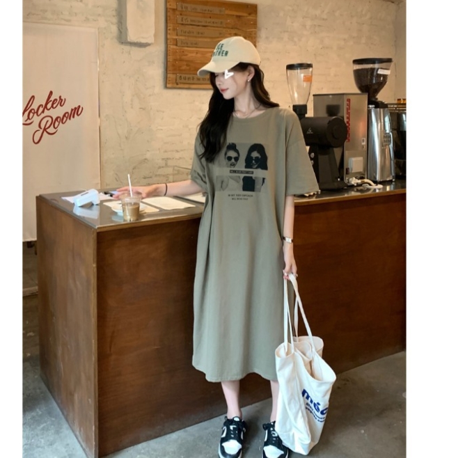 INS 2023春夏新作 半袖 気質 ワンピース レディース ドレス トップス 韓国風 かわいい M-2XL | 卸売・ 問屋・仕入れの専門サイト【NETSEA】