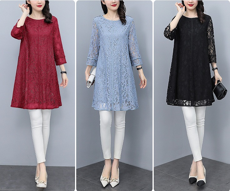 【大きいサイズL-5XL】【春夏新作】ファッショントップス♪ブラック/ブルー/アカ3色展開 株式会社 スリー・ストンズ レディース 問屋・仕入れ・卸・卸売の専門【仕入れならNETSEA】