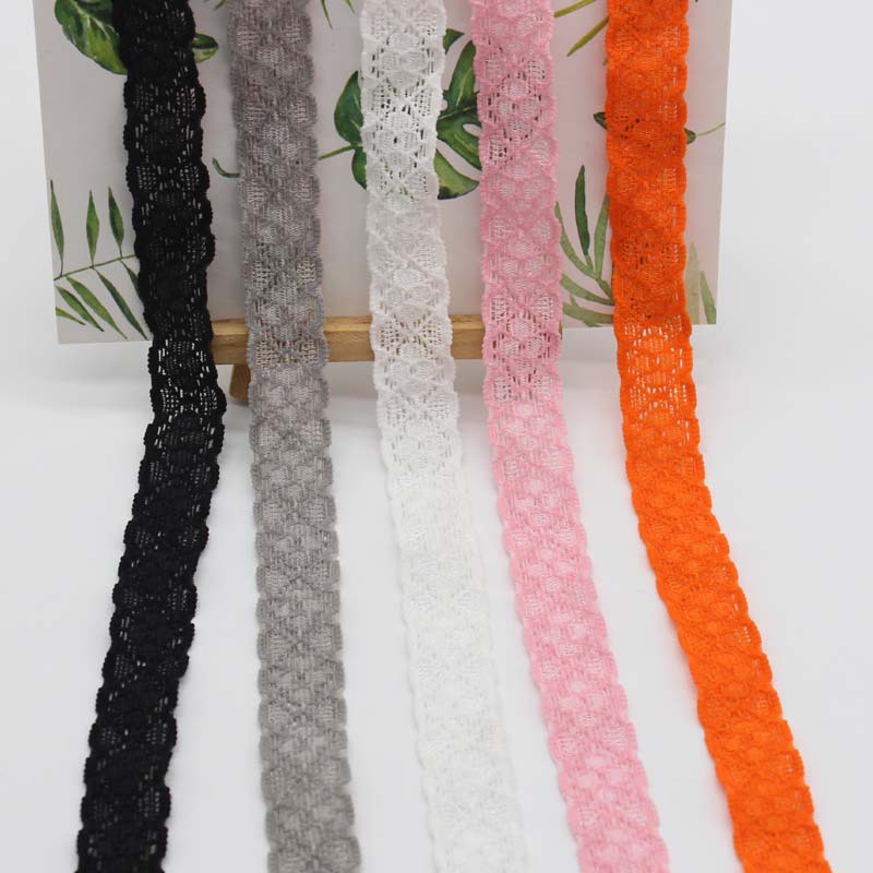 幅1.8cm 弾力性がある レースリボン 手芸レース 裁縫 DIY ギフト包装 ハンドメイド資材 デコレーション用 WAYOMALL 問屋・仕入れ・卸・卸売の専門【仕入れならNETSEA】