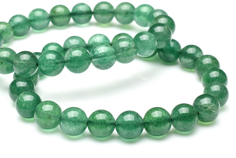高発色 透明 グリーンアベンチュリン 9.5mm ブレスレット 1個売り _B1228-95 株式会社 SEKIKON 問屋・仕入れ・卸・卸売の専門【仕入れならNETSEA】