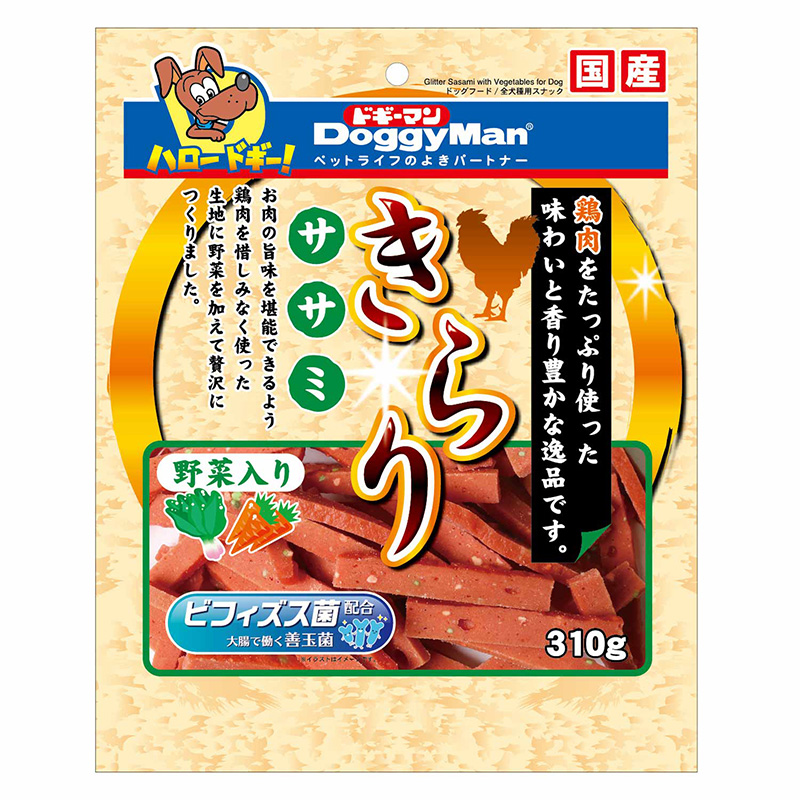 [ドギーマンハヤシ]きらり ササミ野菜入り 310g ラブリー・ペット商事 株式会社 問屋・仕入れ・卸・卸売の専門【仕入れならNETSEA】